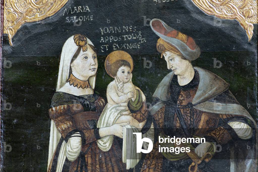 Image of Biertan fortified church. The church. Interior. Altarpiece ...