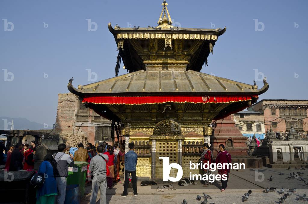 Image of Swayambhu (aka. Monkey Temple): Hariti (Ajima) Temple (Newari ...