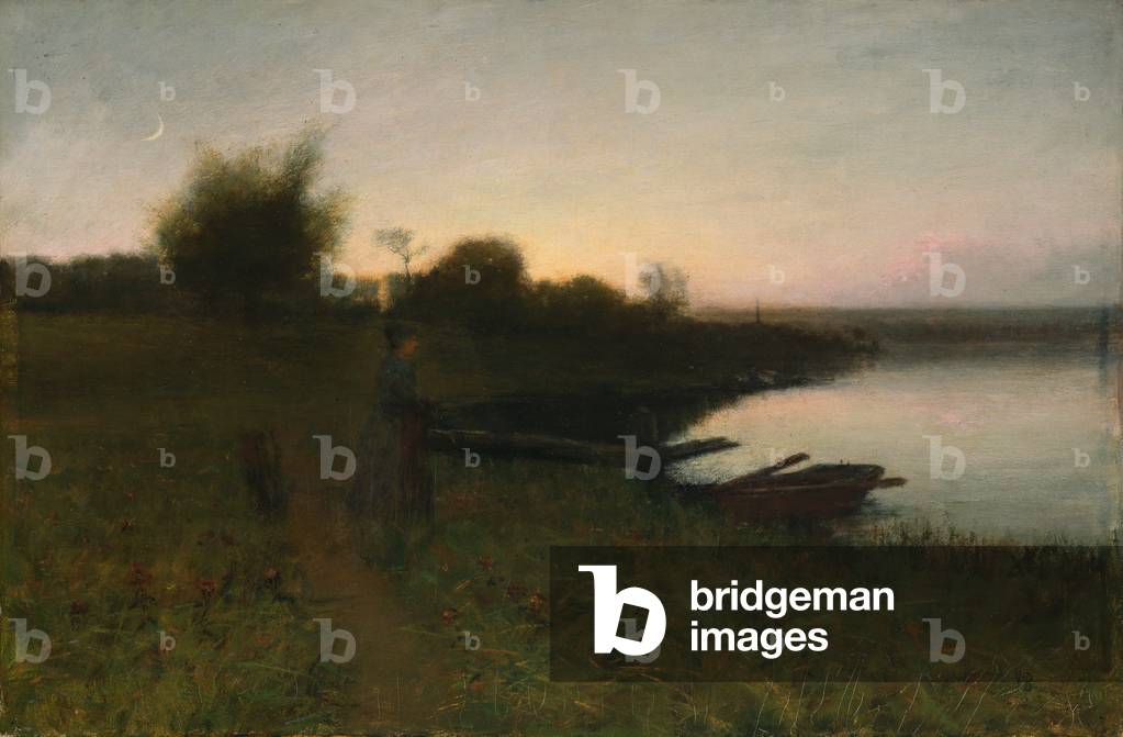 Image of In the Gloaming, 1889 (oil on canvas) by Dearth, Henry Golden ...