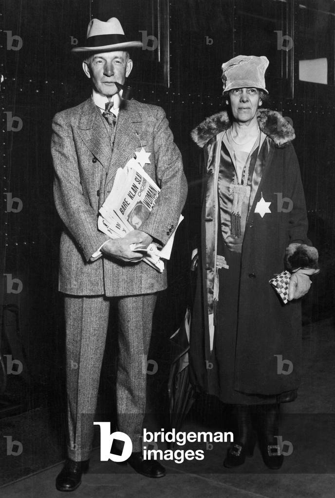 Image of Charles Dawes and his wife Hannah Dawes, 1926 (b/w photo)