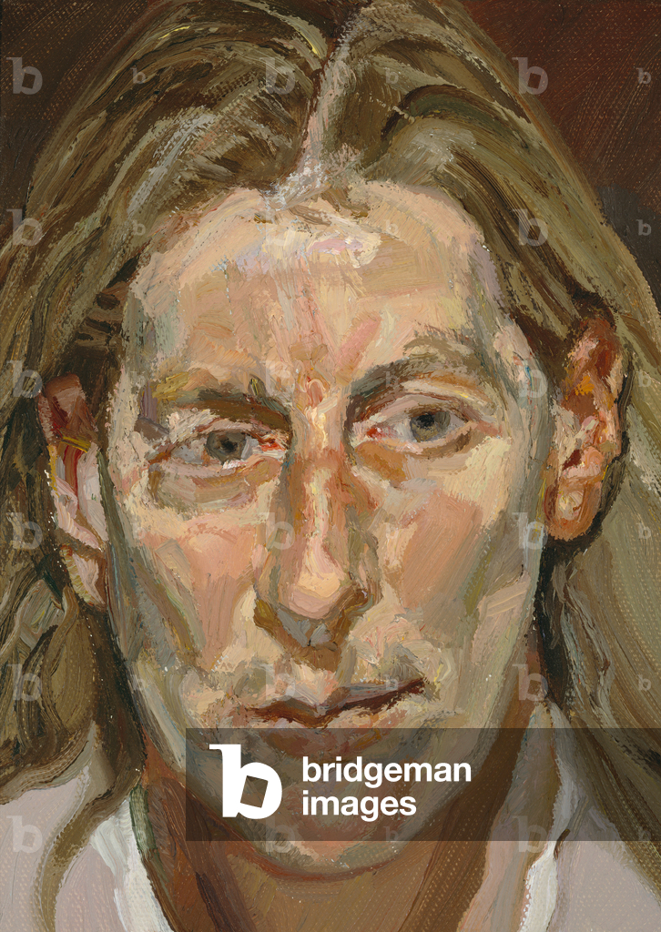Image of Head of a Woman, 1988-90 (oil on canvas) by Freud, Lucian ...