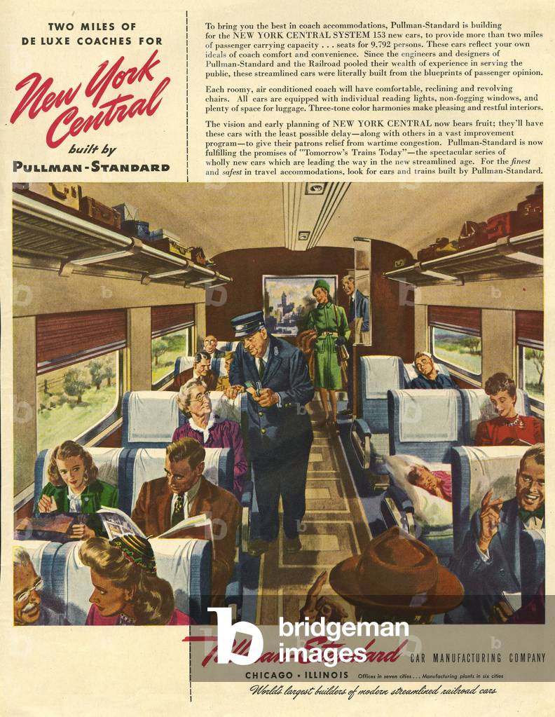 Image of Pullman-Standard Magazine Advert, USA, 1940s