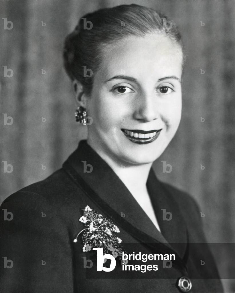 Image of Eva Duarte de Peron, épouse du Président argentin Juan Domingo