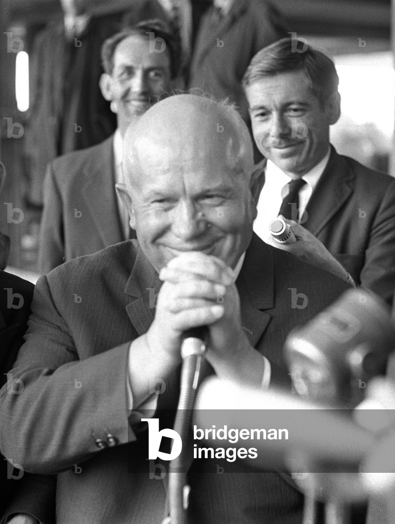 Image of Oslo 19640702. Soviet leader Nikita Khrushchev on an official ...