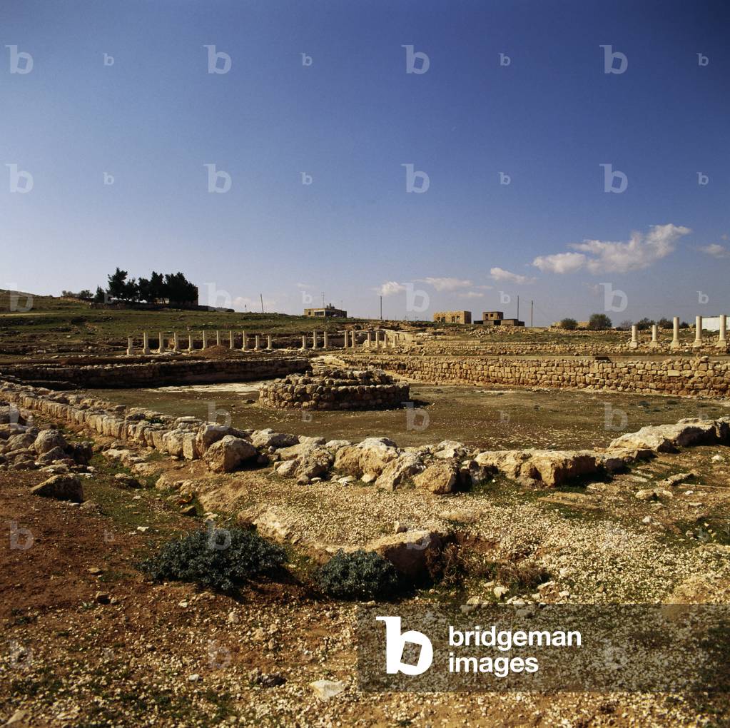 Image of Tholos at centre of Bath complex, Roman garden, Lower Herodium,