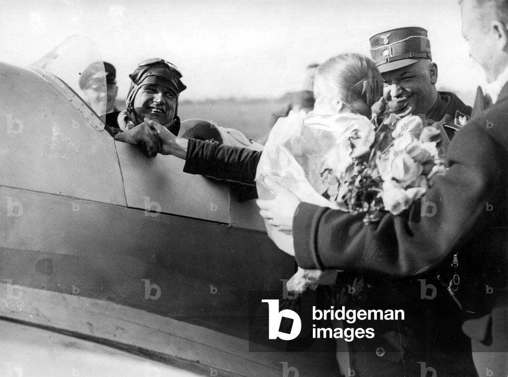 Image of Rudolf Hess after the flight to the Zugspitze, 1935 (b/w