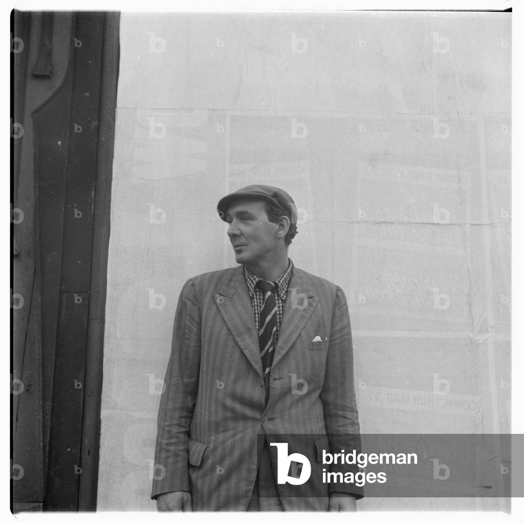 Image of Portrait of poet George Barker, London, mid early 1950's by ...