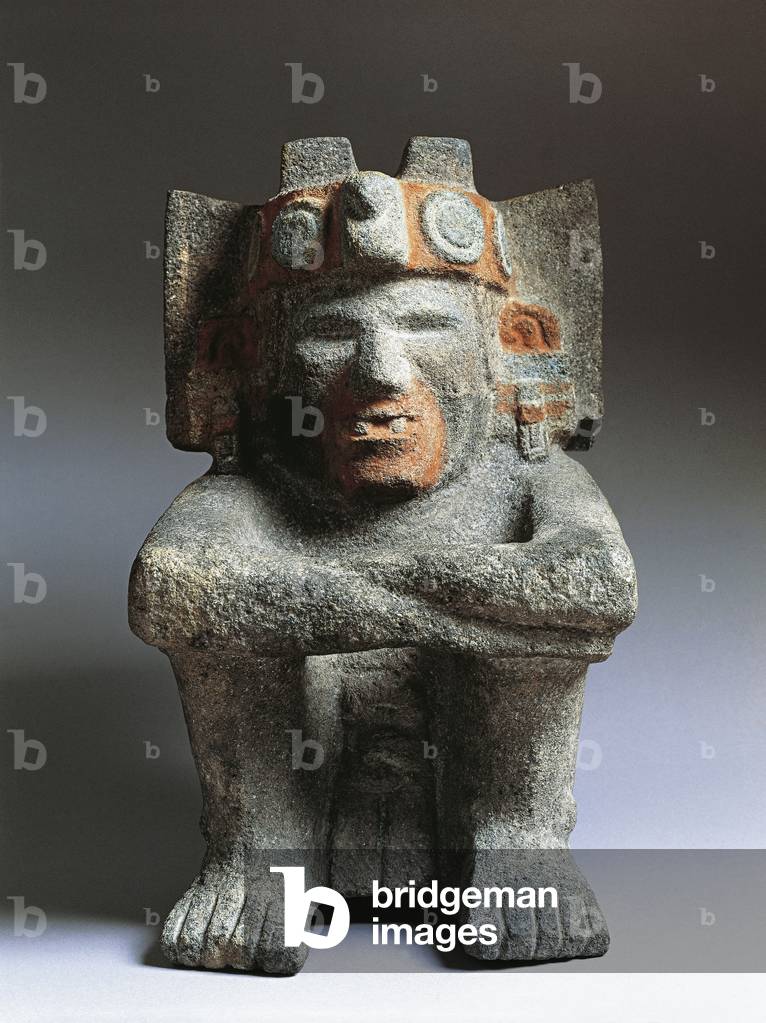 Image of Statue of the god of fire Xiuhtecuhtli originating from the