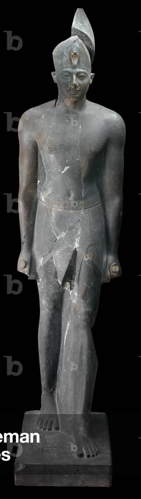 Image of standing statue of Tuthmosis III by Egyptian School