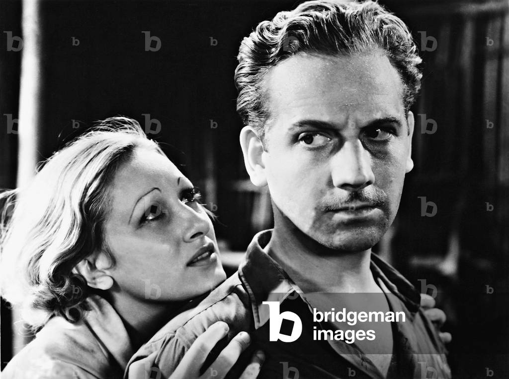 Image of Tala Birell and Melvyn Douglas in 'Nagana', 1933 (b/w photo)