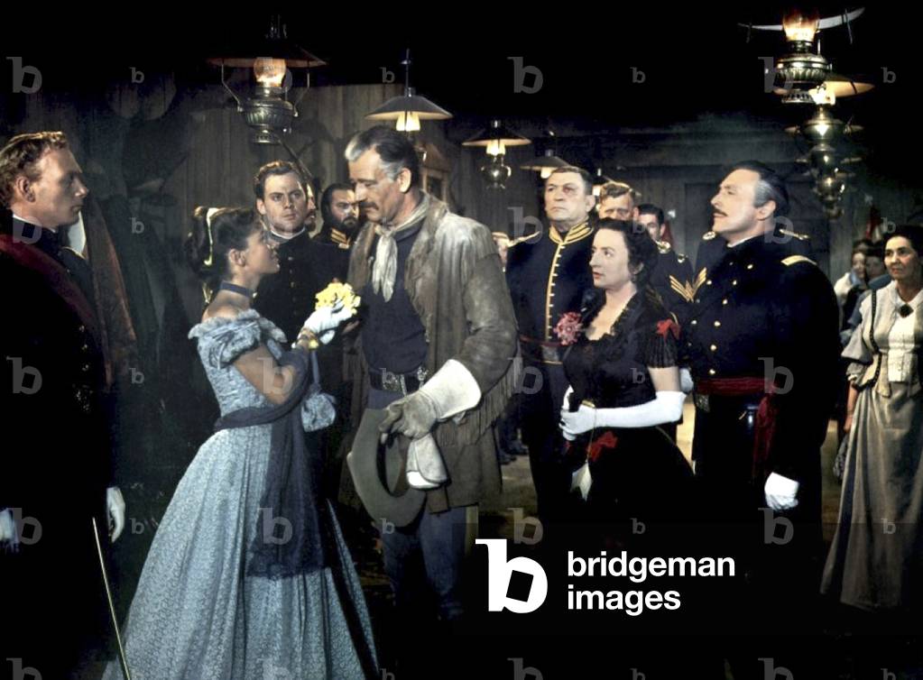 Image of Harry Carey Jr, Joanne Dru, John Agar, John Wayne, Victor