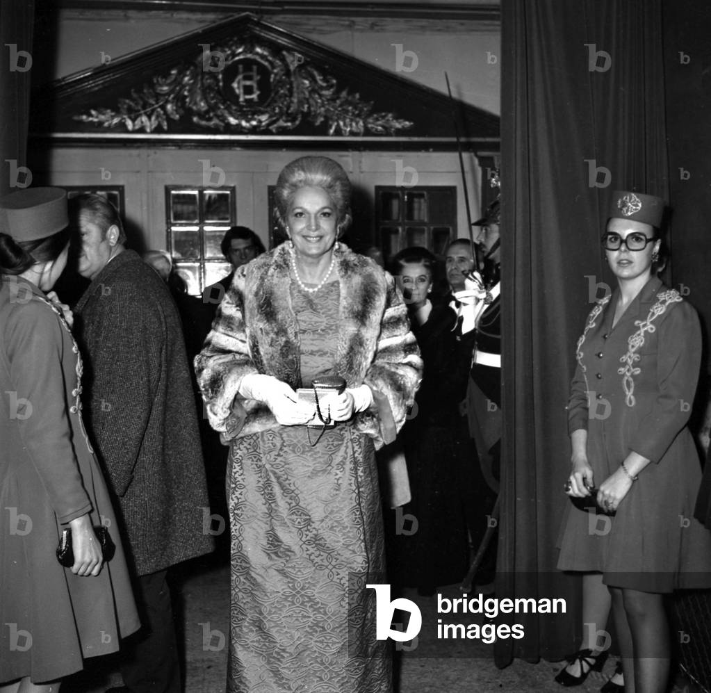 The Begum (alias Yvette Labrousse) at gala of the ring and the horse in ...