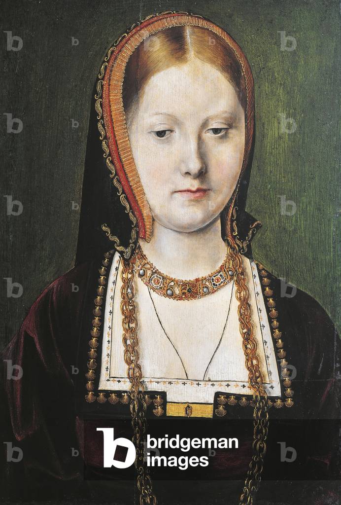 Image of Portrait of Catherine of Aragon, Queen of England, 16th ...
