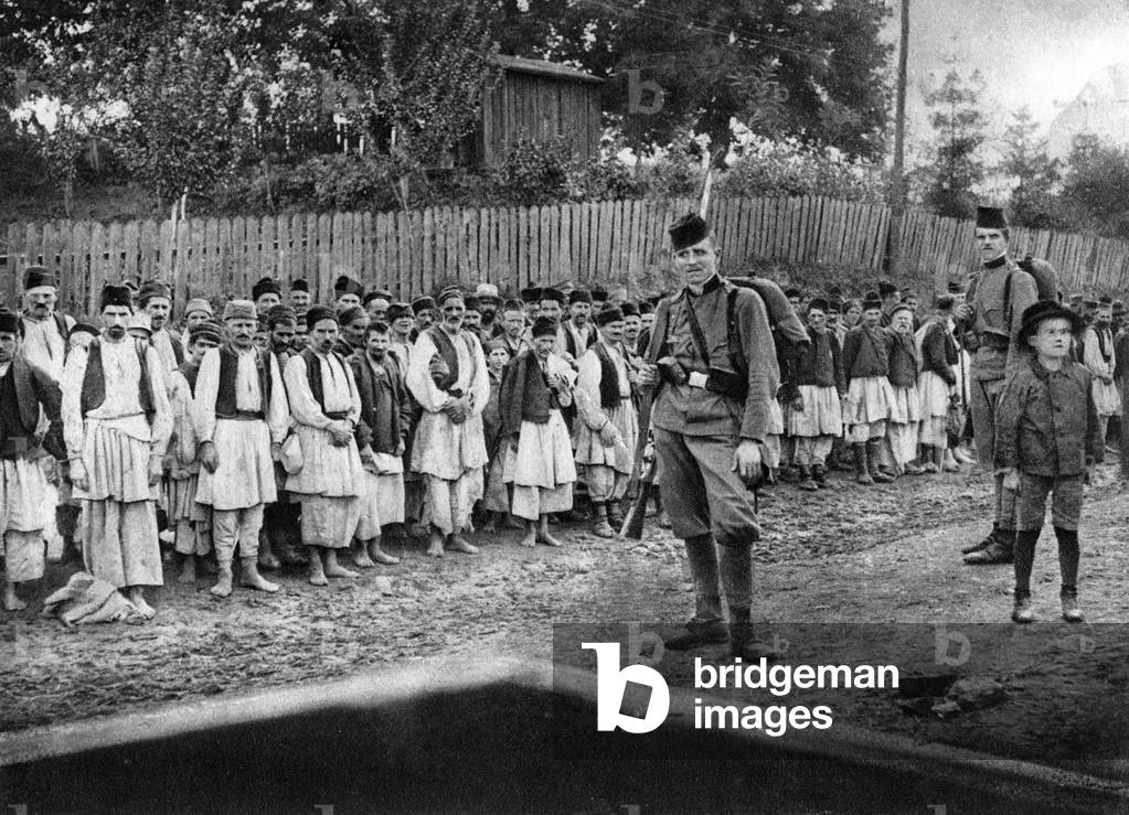 Image of Serbian prisoners of war