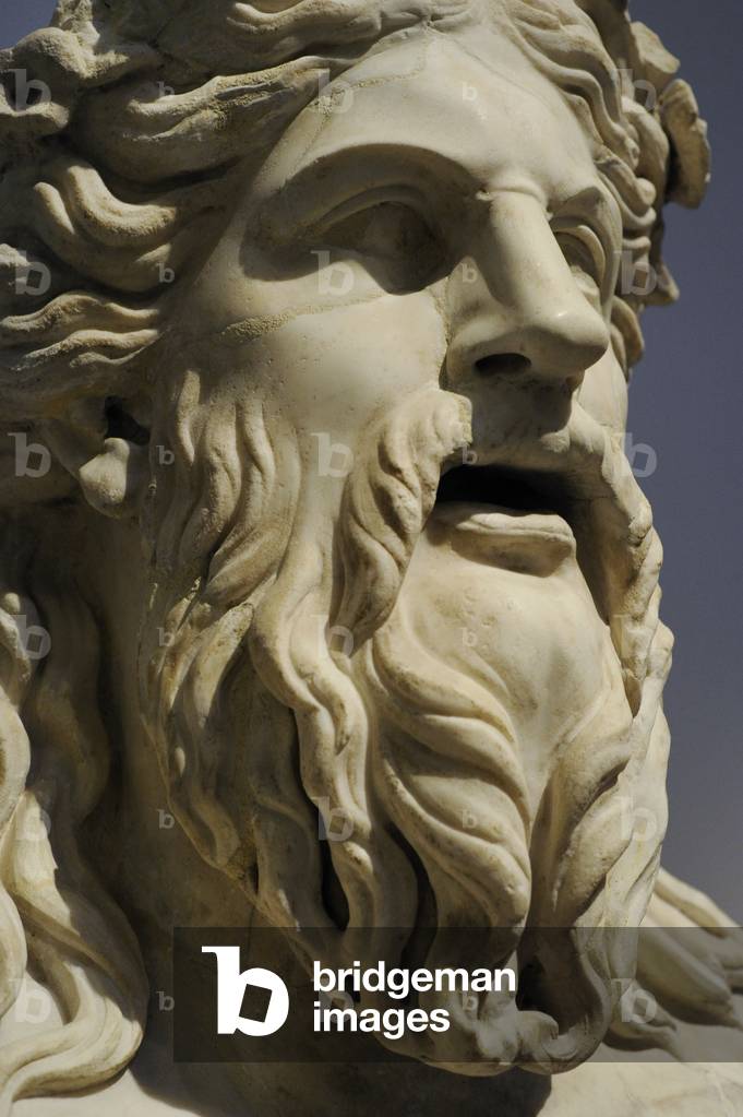 Image of Roman statue, River deity, part of a fountain, 2nd century