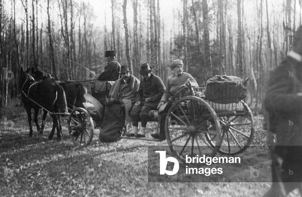 Image of Archduke Franz Ferdinand, Prince Kinsky, Count Potocky at the ...