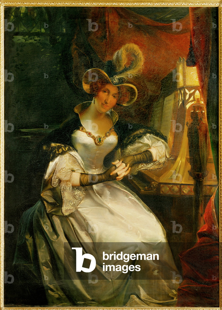 Image of Queen Hortense Bonaparte, wife ofNapoleon's brother Louis ...