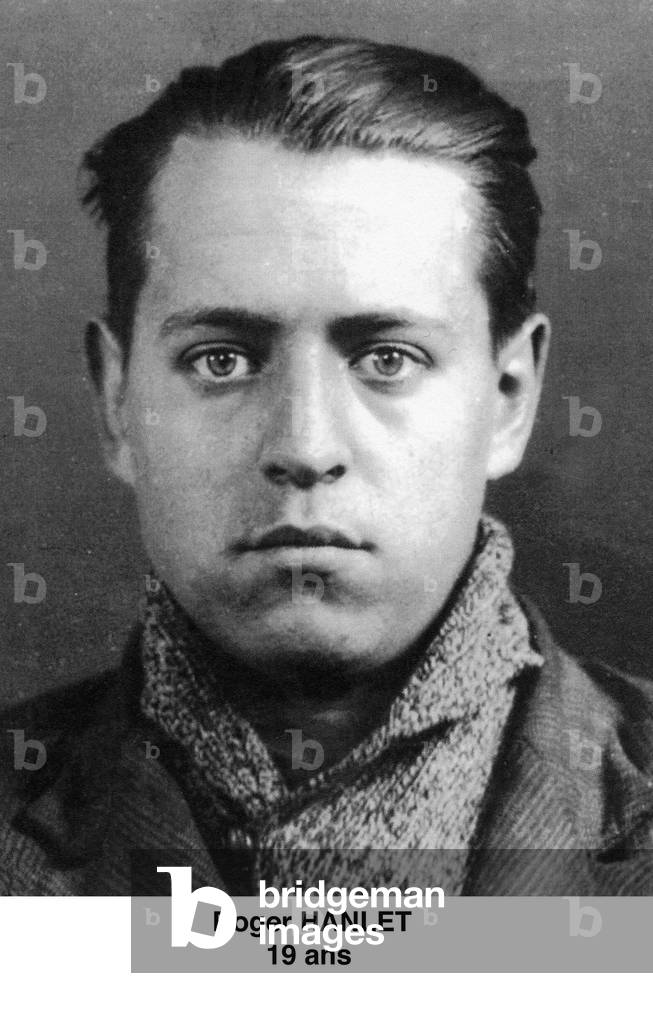 Image of Roger Hanlet executed in Mont Valerien on March 9, 1942