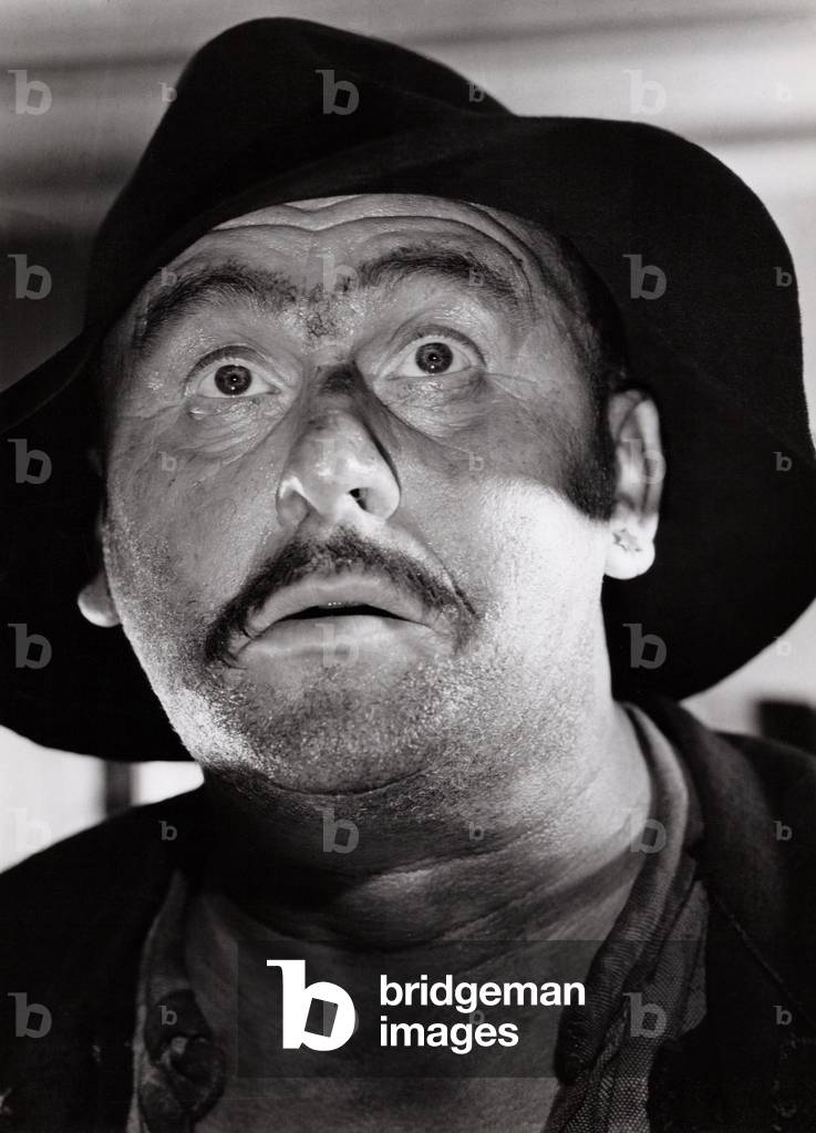 Image of German actor Gert Froebe in the movie "Via Mala", Germany