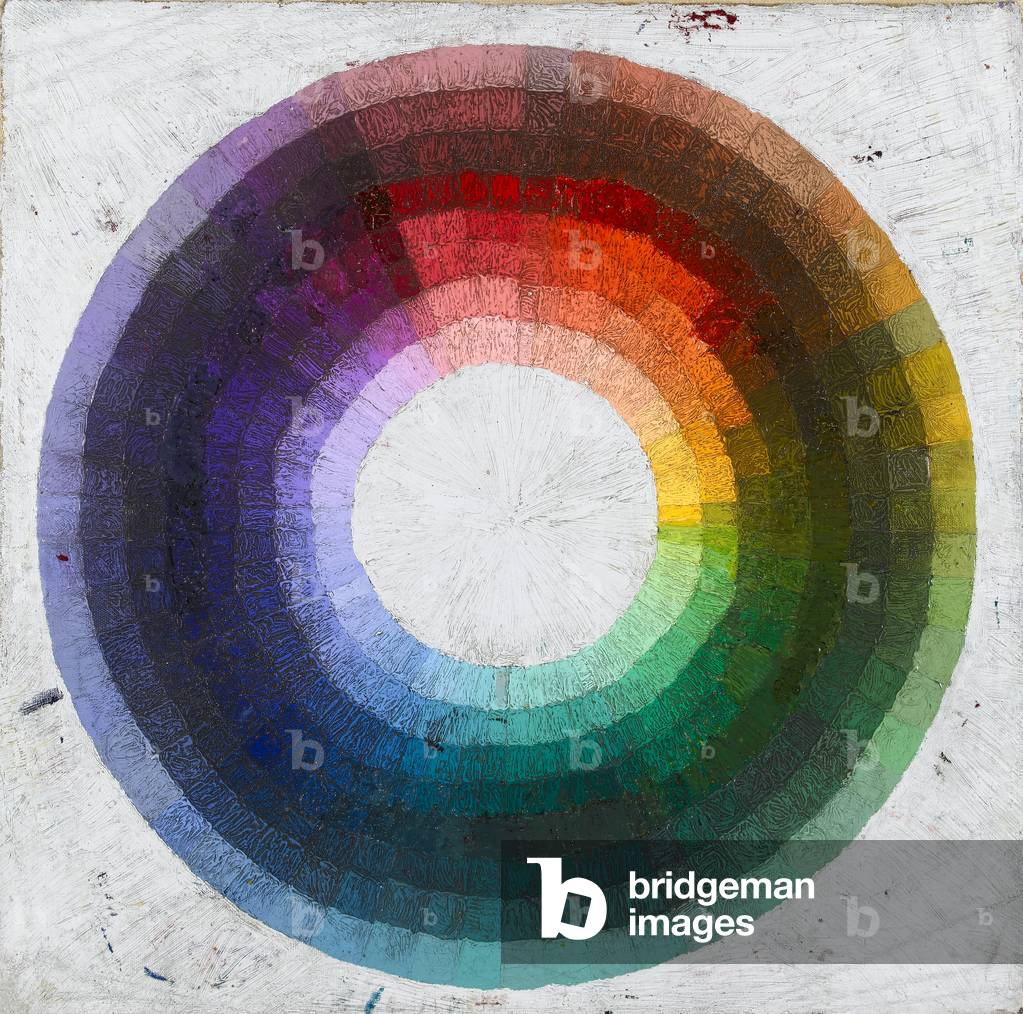Image of Colour Wheel, c.1920 (oil on canvas) by Wood, James (1889-1975)