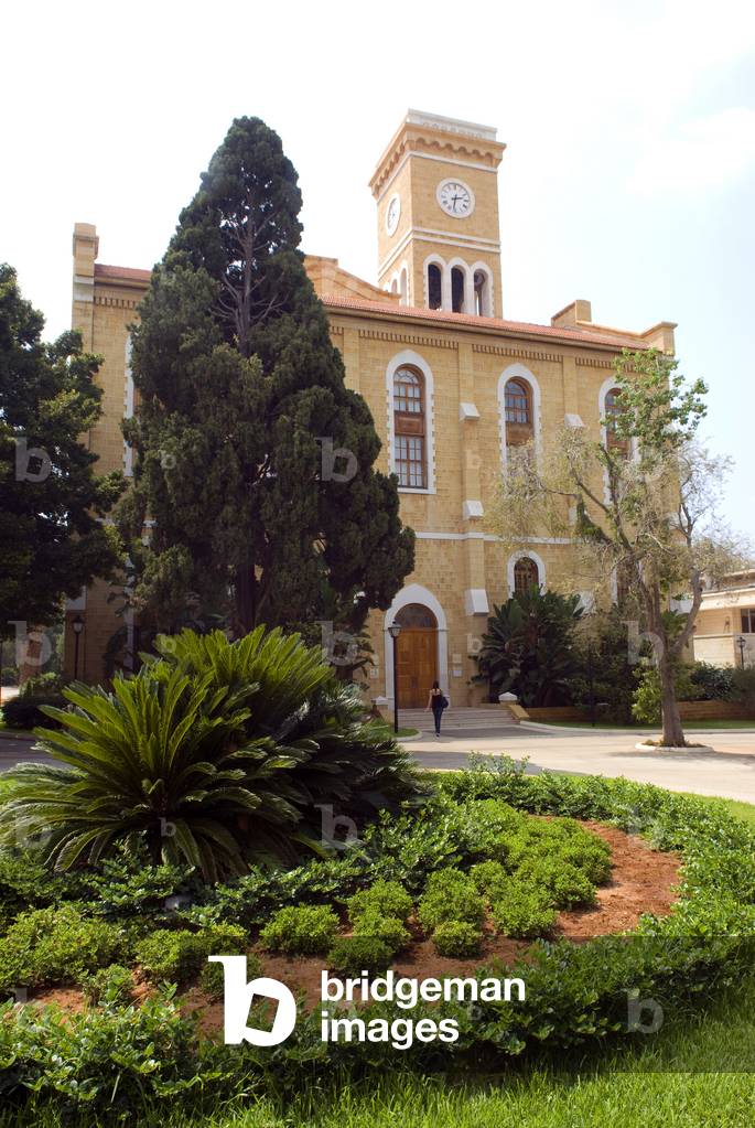 Image of Inside the campus of the American University of Beirut (AUB),