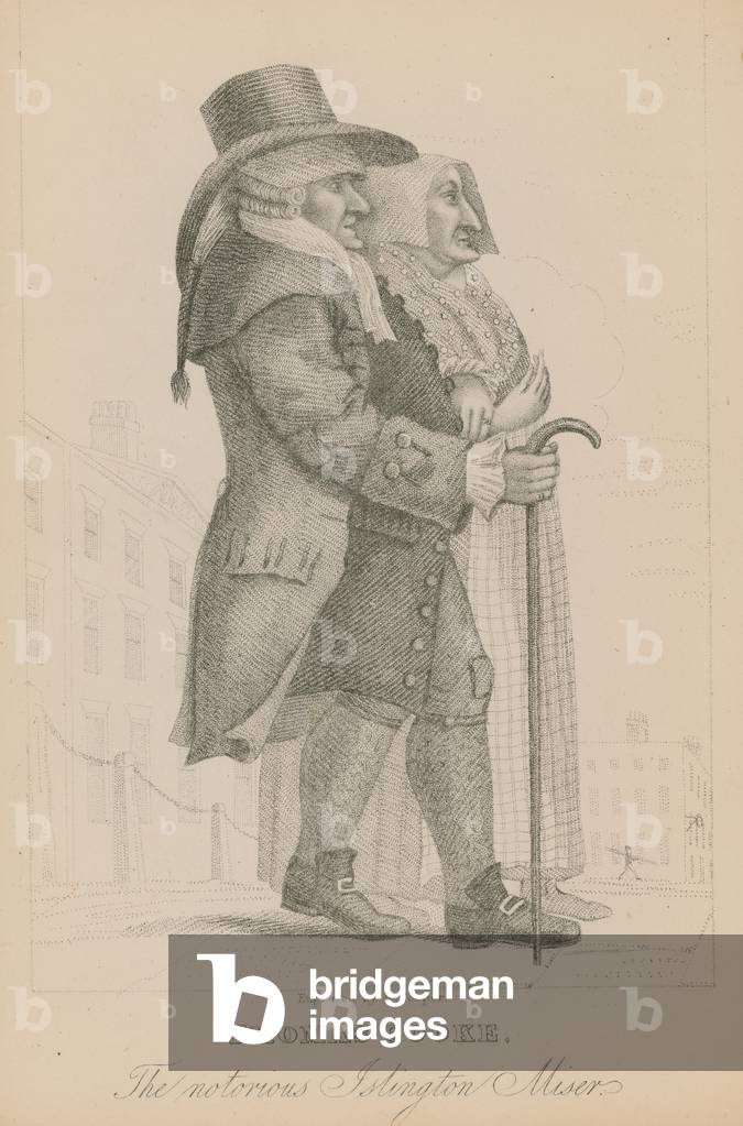 Image of Thomas Cooke, the notorious Islington miser (engraving) by ...