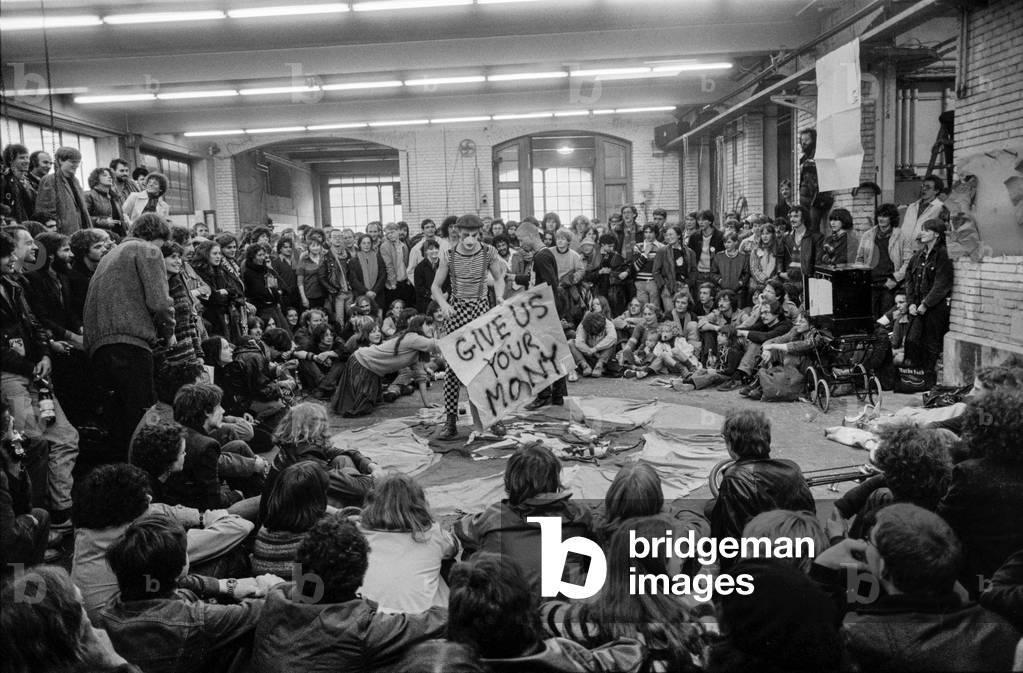 Image of Switzerland Zurich 80s Movement, 1980 (b/w photo)