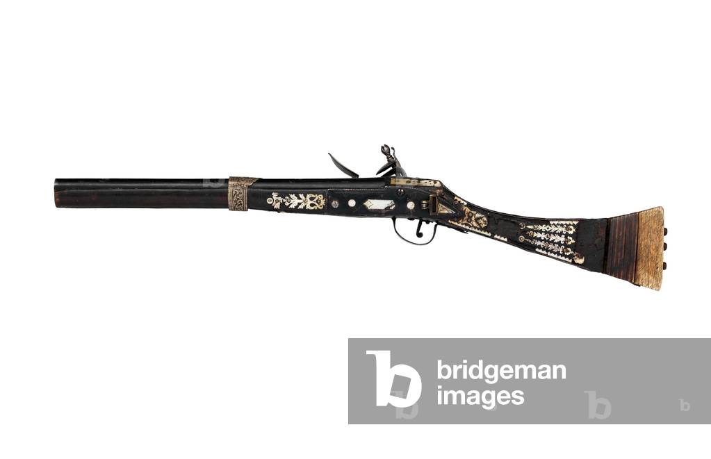 Image of Flintlock musket, 1801 circa by Turkish School, (18th century)