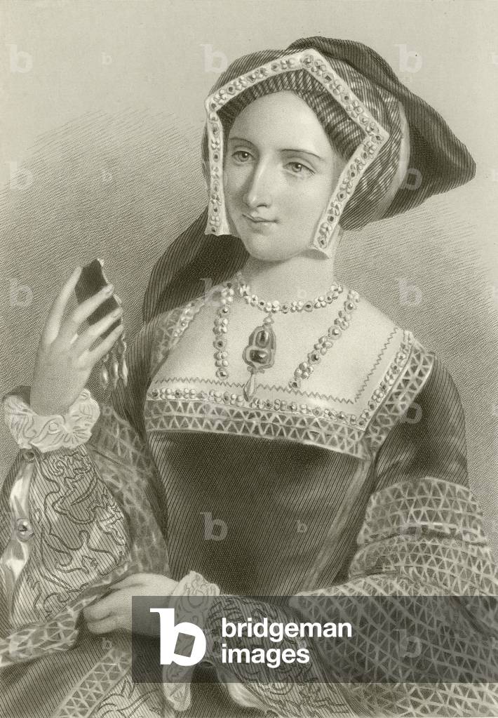 Image of Jane Seymour, 3rd wife of king Henry VIII (engraving) by ...