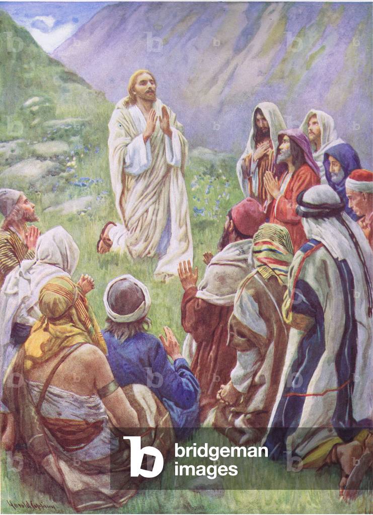 Image of 'Lord teach us how to pray', illustration from 'Pictures That ...