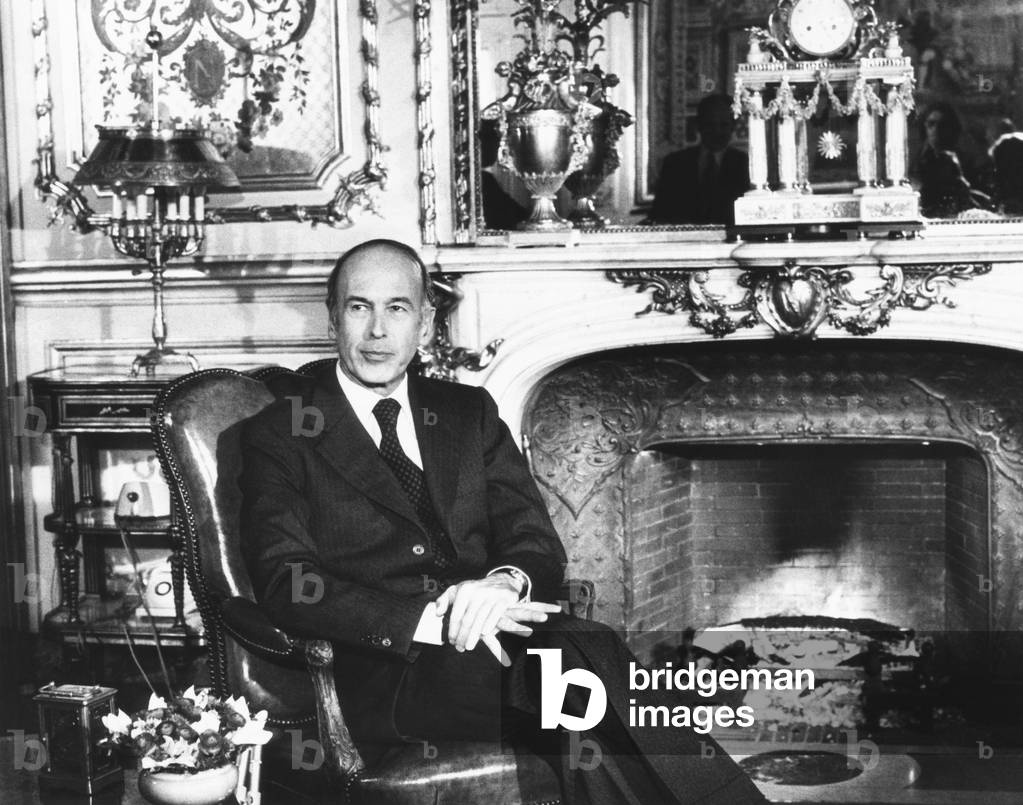 Image of French President Valery Giscard d'Estaing delivered a ...