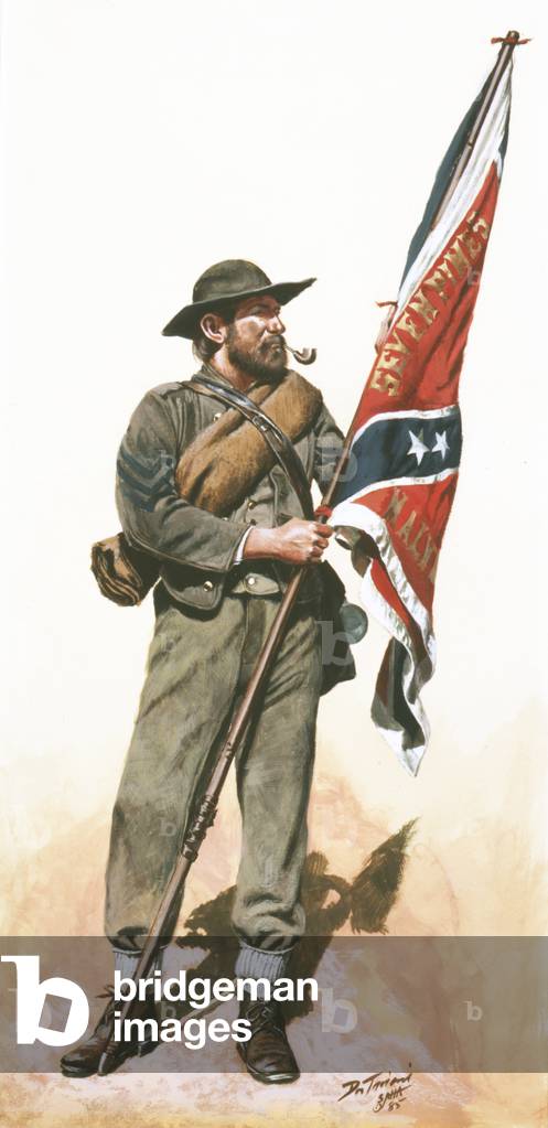 Confederate Flag Civil War 1863