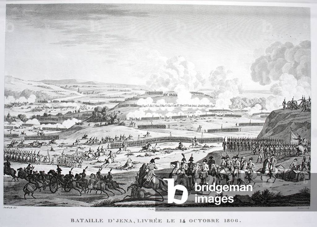Image of The Battle Jena, Napoleon I defeats the Prussian Army