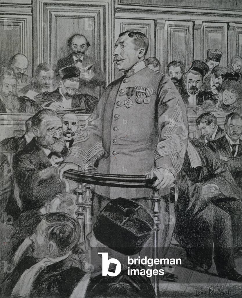 Image of The Dreyfus affair, Emile Zola's trial, deposition of ...