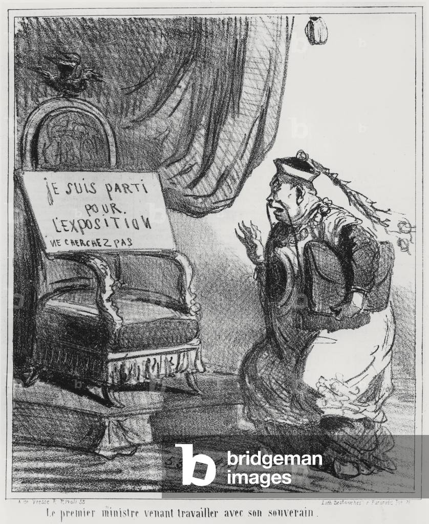 Image of Caricature of the Exposition Universelle de 1867, from 'Le ...