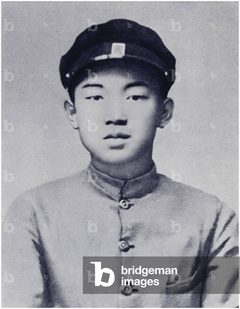 Image of Comrade Kim Il-sung in his school years (litho) by Korean ...