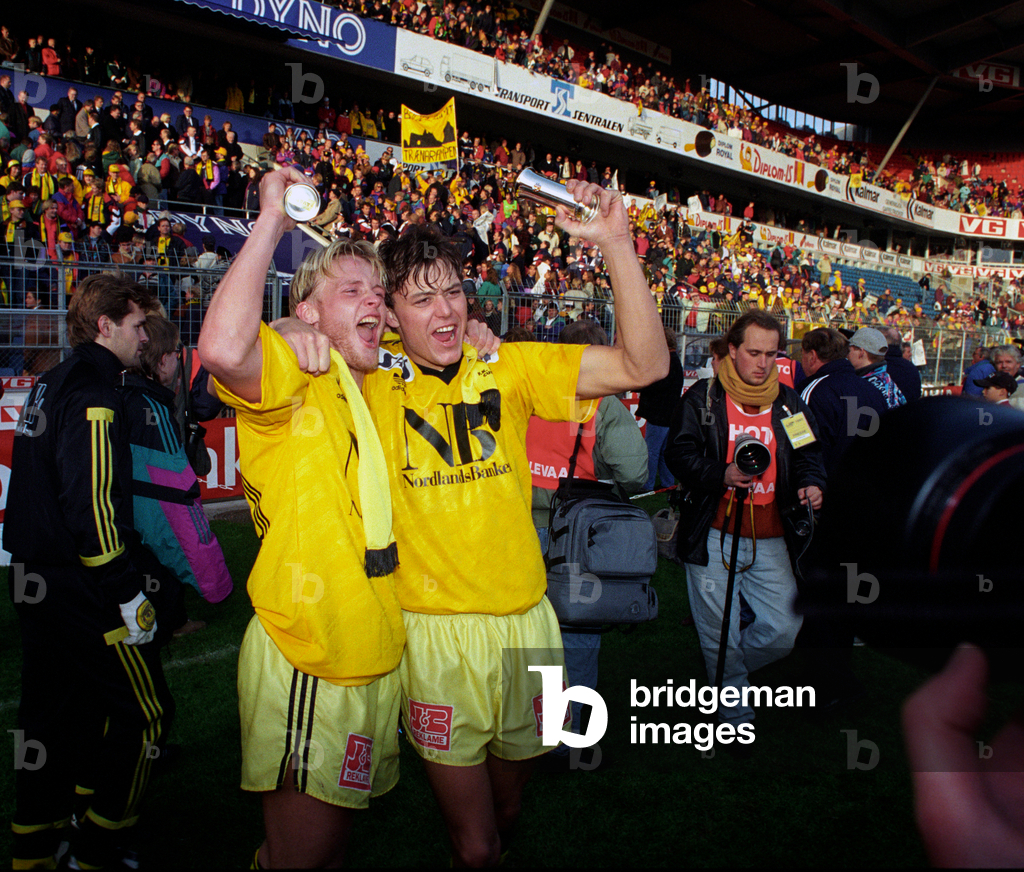 Image of Oslo October 24, 1993. Cup final at Ullevål Stadium. Bodø