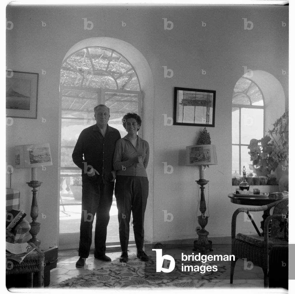 Image of Sir William Walton and Lady Susana Walton, portrait of English ...