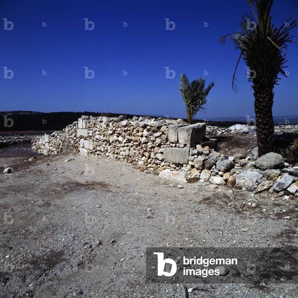 Image of Remains of King Solomon's Stables, built to house war chariots,