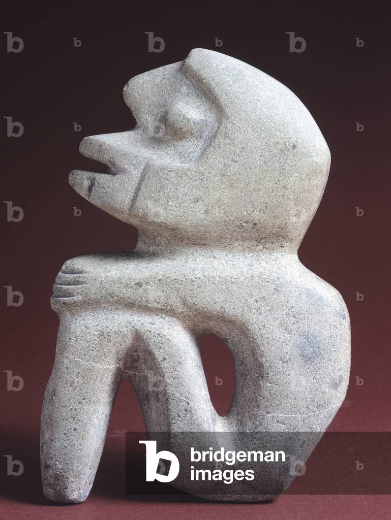 Image of Stone anthropomorphic figurine artifact originating from the ...