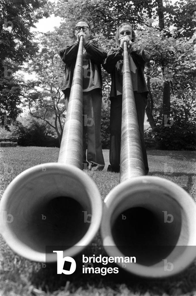 Image of Switzerland Aarau Jodler Fest, 1975 (b/w photo)