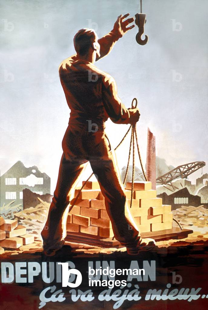 Image of Propaganda poster for compulsory labour organization during ...