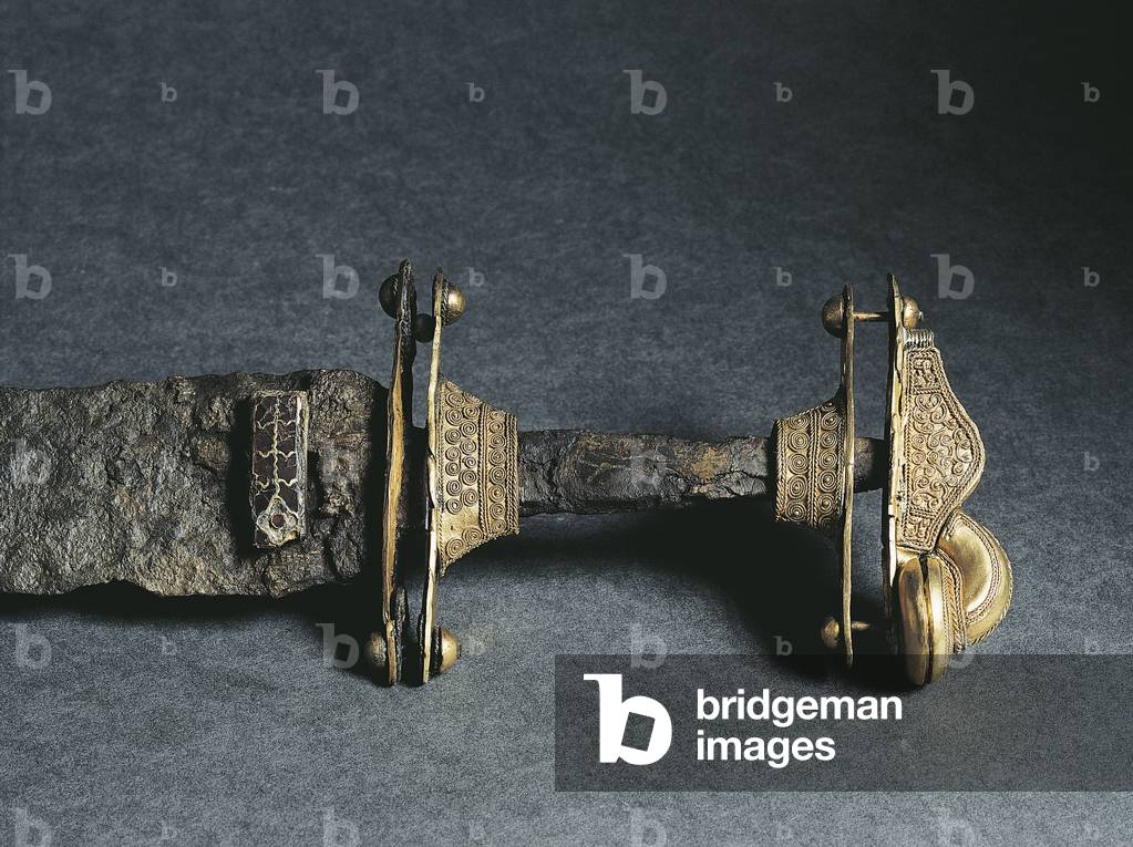 Elsa Di Spada Medievale Spada D'epoca Vendel Con Fodero, Elsa In