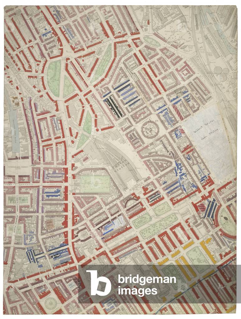 Image of Descriptive map of London Poverty, 1889 (hand-coloured litho ...