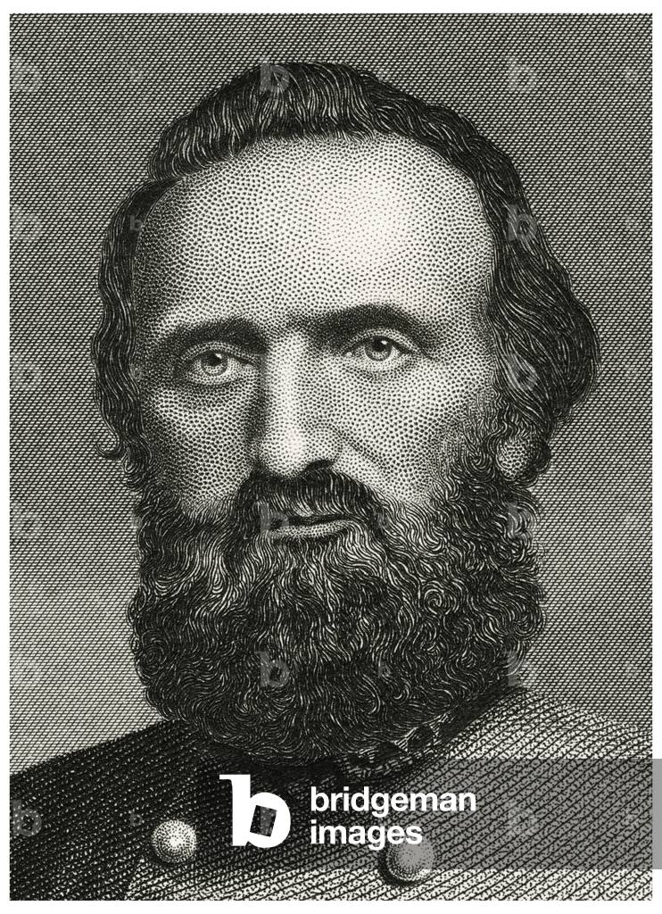 Image of Thomas Jonathan "Stonewall" Jackson (1824-63), Confederate ...