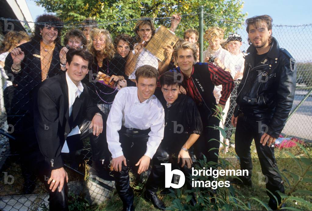 Image of Spandau Ballet (with singer Tony Hadley), 1986 (photo)