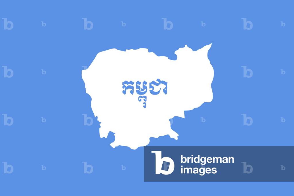 Cambodian Flag Outline