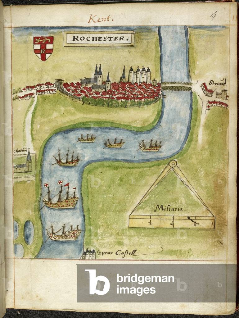 Image of A map of Rochester