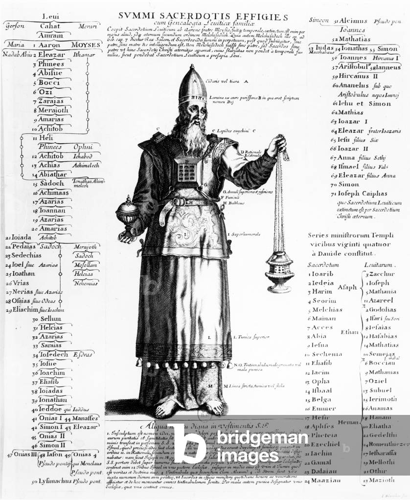 Image of The High Priest of Judaism, and the genealogy of the by French ...