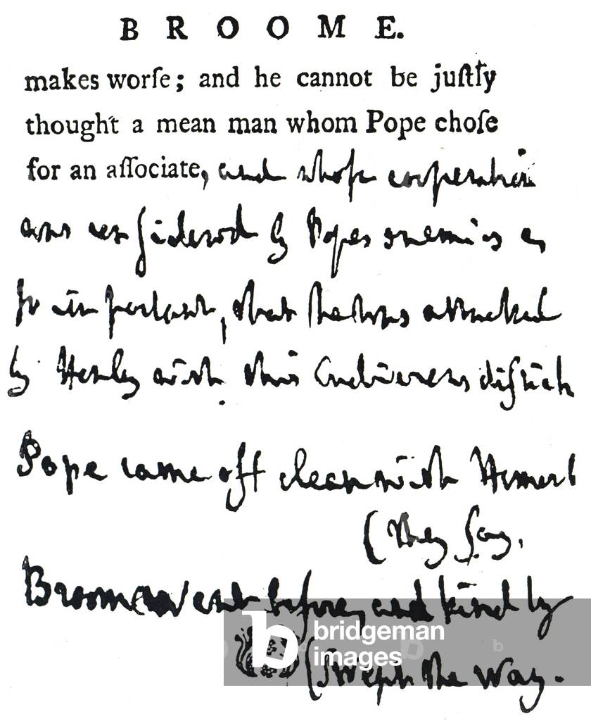 Image of Facsimile of a corrected letter by Samuel Johnson, 1780 ...